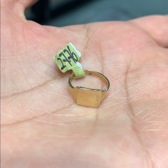 Jewelry | 14k Yellow Gold Baby Signet Ring 2 3 4 5 6 | Poshmark